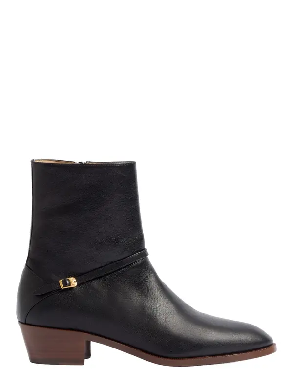 Valentino Garavani Pat Ankle Boots - Black