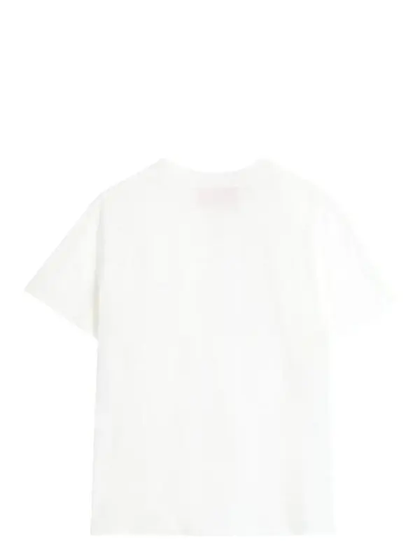 Valentino Garavani Cotton T-shirt With Vlogo Patch - White