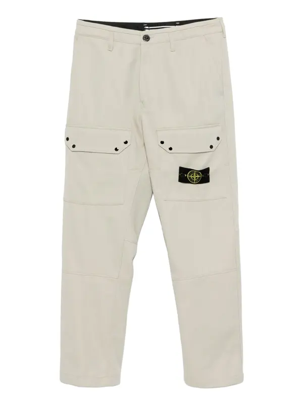 Stone Island Straight-leg Trousers - Neutrals