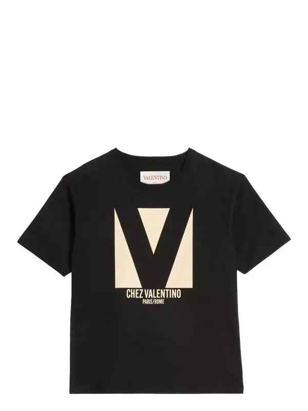 Valentino Garavani Chez-print T-shirt - Black