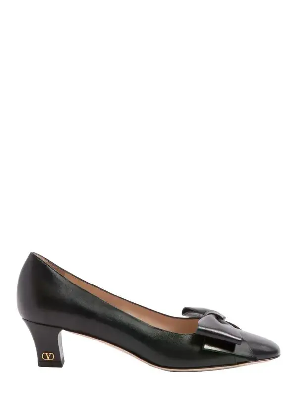 Valentino Garavani Kidskin Bow Pumps - Black