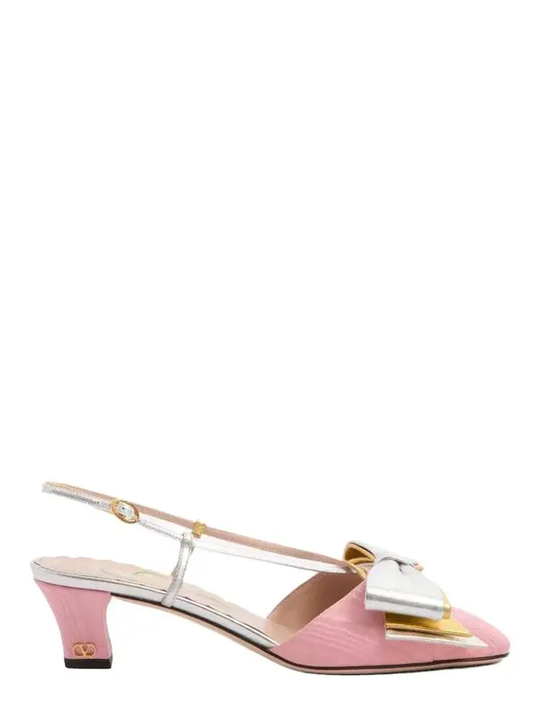 Valentino Garavani Bowow Slingback Pumps - Pink