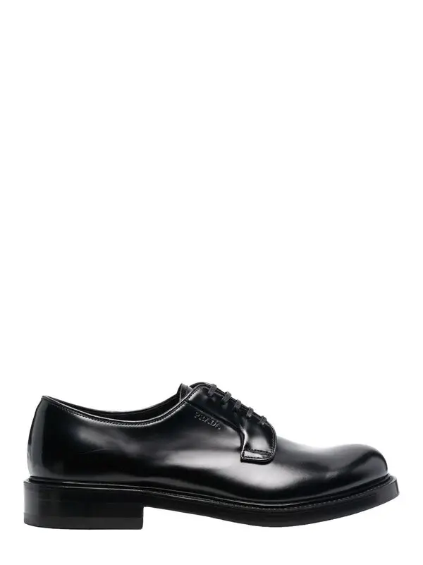 Prada Derby Lace-up Shoes - Black