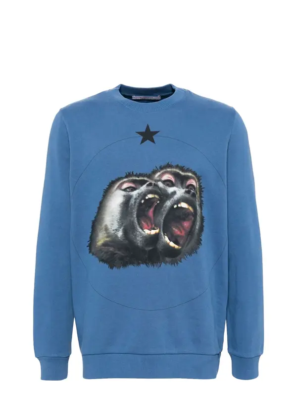 Givenchy Graphic-printed Sweatshirt - Blue