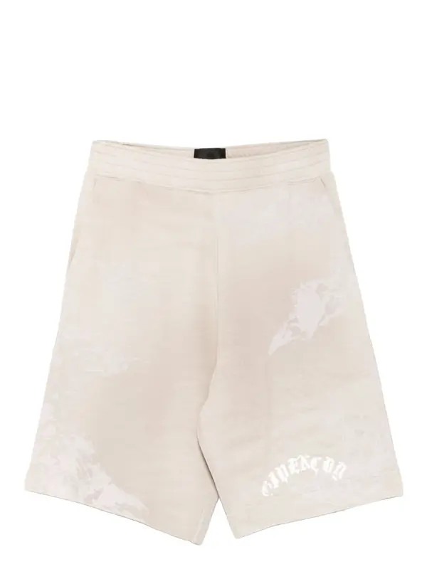 Givenchy Graphic-print Shorts - Neutrals