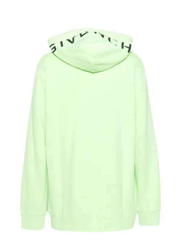Givenchy Logo-print Hoodie - Green