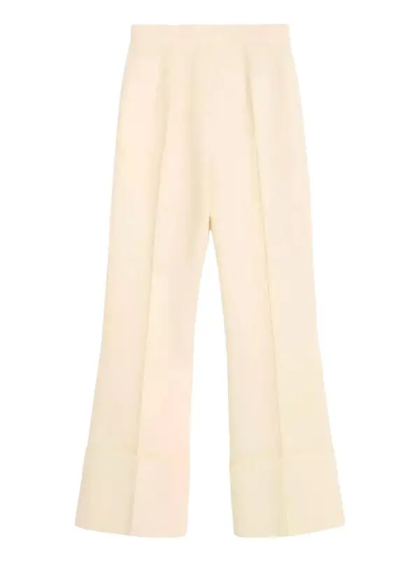Valentino Garavani Crepe Couture Trousers - Neutrals
