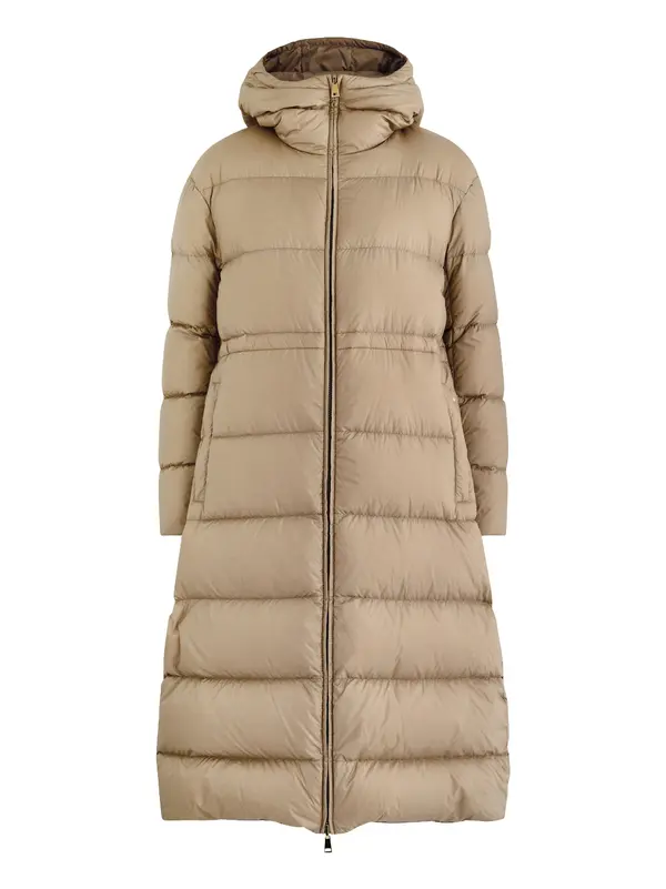Moncler Boulogne Reversible Quilted Shell Coat - Ivory