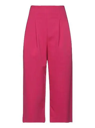 Liviana Conti Cotton-blend Cropped Pants - Fuchsia