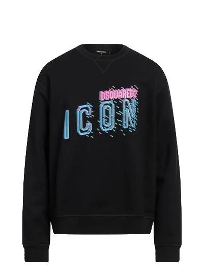 Dsquared2 Sweatshirt Size Cotton, Elastane - Black