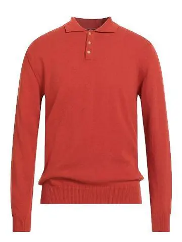 DANIELE FIESOLI Long Sleeve Wool And Cashmere Sweater - Red