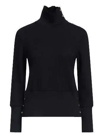 Thom Browne Turtleneck Virgin Wool Knit - Navy