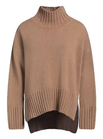 Alpha Studio Turtleneck Knit Top - Camel