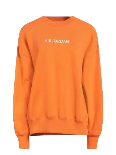 JORDAN Cotton French Terry Sweatshirt - Orange