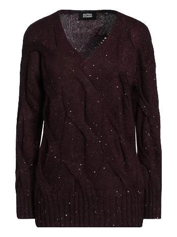 Alpha Studio Knitted Sweater - Plum