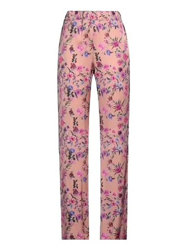 813 Ottotredici Floral-print Straight-leg Pants - Pink
