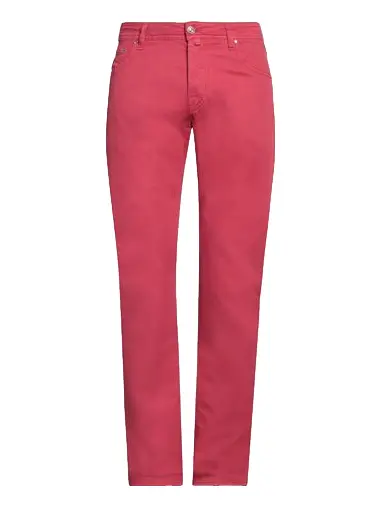 JACOB COHЁN Casual Straight Leg Pants - Red