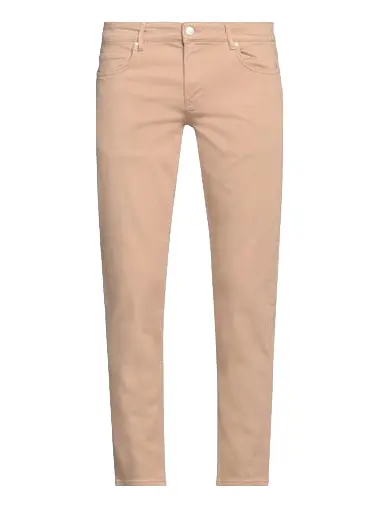 AT.P.CO Tapered Leg Denim Pants - Beige