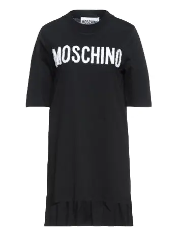 Moschino Couture Mini Cotton Dress - Black