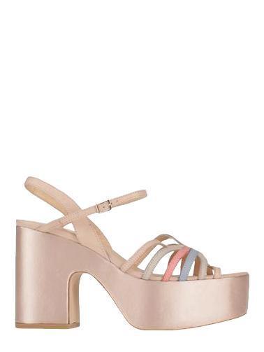 APEPAZZA Leather Sandals - Pink