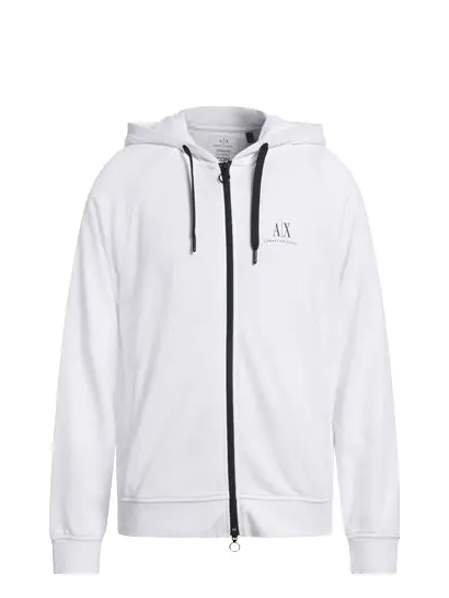 Armani Exchange French Terry Sweatshirt - White