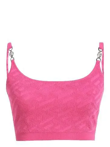 Versace Knitted Crop Top - Pink