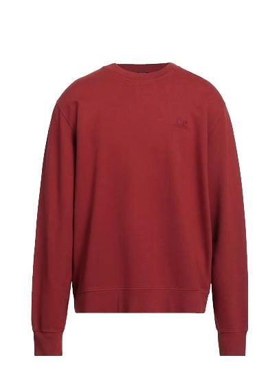 C.P. COMPANY Cotton Fleece Sweatshirt - Brick