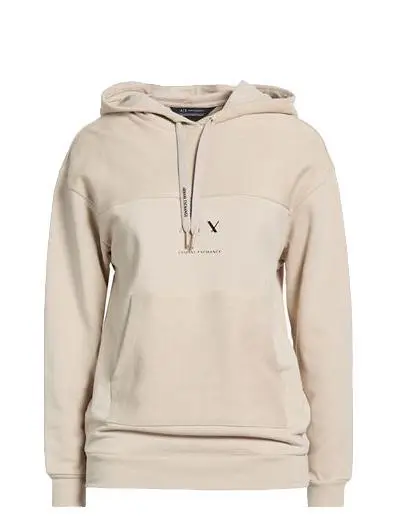 Armani Exchange Cotton French Terry Sweatshirt - Beige