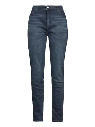 Armani Exchange Skinny Jeans With Logo - Blue