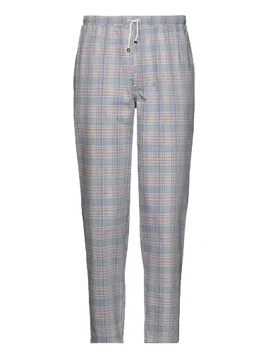 JAB POWER PUNCH Tartan Patterned Cotton Pants - Blue