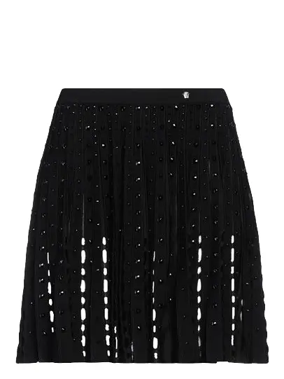 Versace Mini Flared Skirt - Black