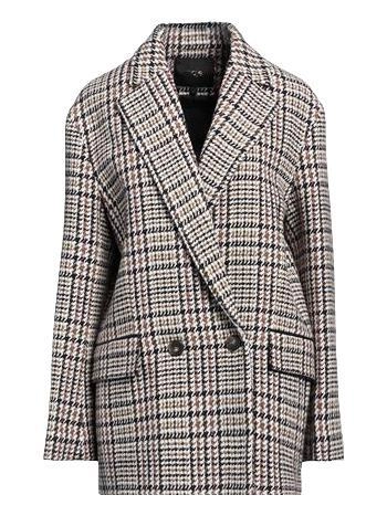 Maje Double-breasted Blazer - Light Grey