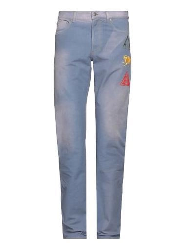 Dior Pants Size Cotton, Calfskin - Blue