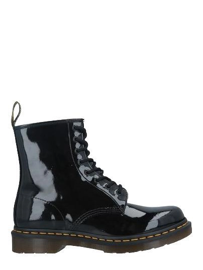 Dr. Martens 1460 Patent Lamper Leather Ankle Boots - Black