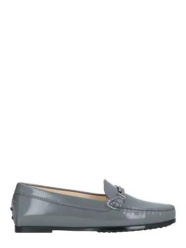 TOD'S Leather Loafers - Grey