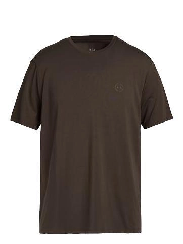 Armani Exchange T-shirt Size Cotton, Elastane - Brown