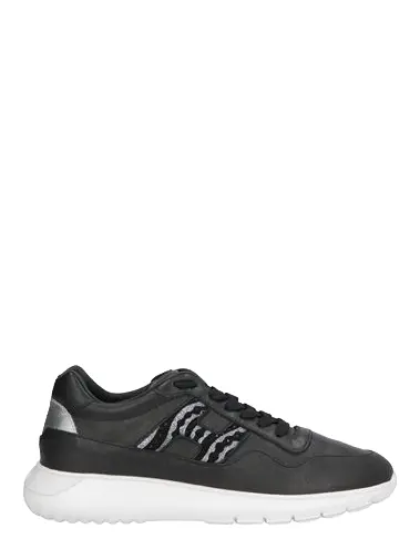Hogan Leather Low-top Sneakers - Black