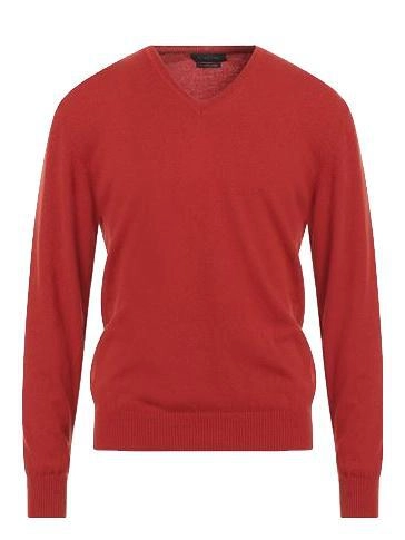 DANIELE FIESOLI Sweater In Wool And Cashmere - Rust