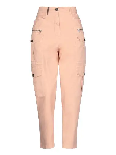 Peserico Cotton-blend Tapered Trousers - Salmon Pink