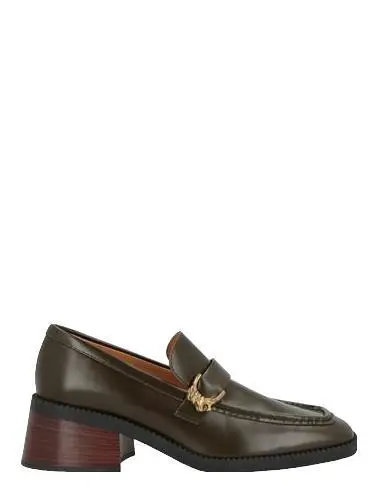 TOD'S Leather Loafers - Green