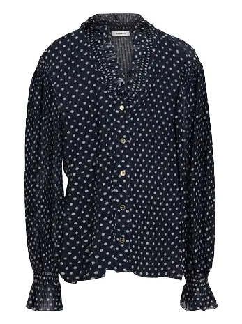 Sandro Ruched Shirt - Blue
