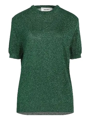 CIRCUS HOTEL Knitted Metallic Sweater - Green
