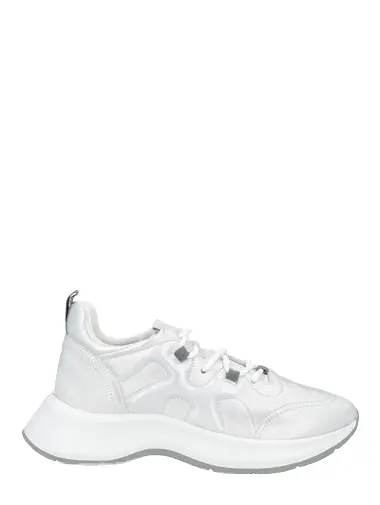 Hogan Leather Chunky Sneakers - Silver