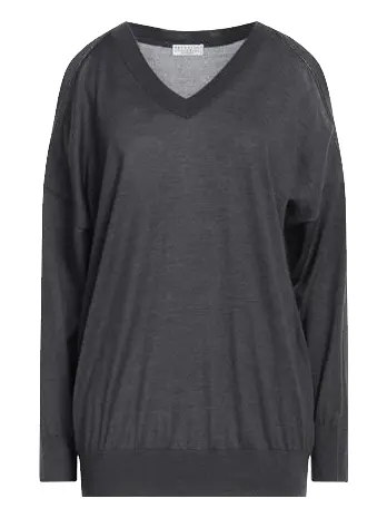 Brunello Cucinelli Cashmere And Silk Sweater - Grey