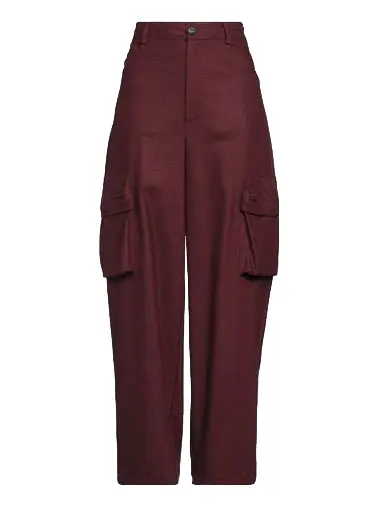 Pinko Glen Plaid Cargo Pants - Red