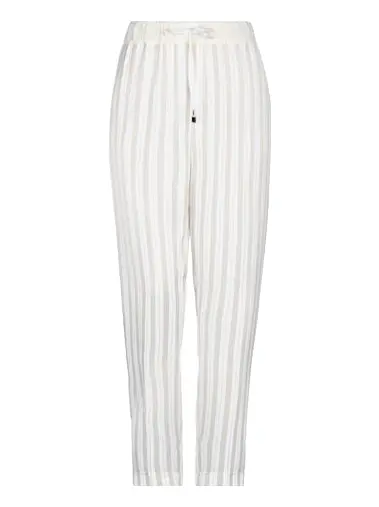 Liviana Conti Regular Fit Tapered Leg Pants - White