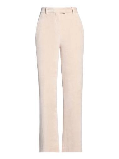 CIRCOLO 1901 Wide-leg Velvet Pants - Beige