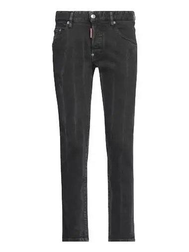 Dsquared2 Skinny Jeans With Logo - Black