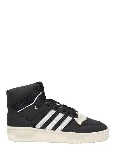 Adidas Originals By Alexander Wang Leather High-top Sneakers - Black
