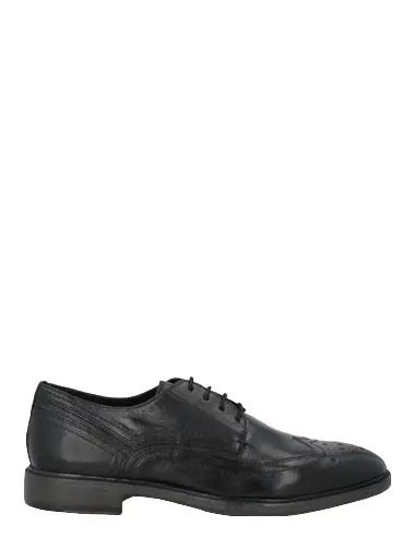 Geox Leather Lace-up Brogues - Black